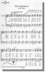 Schubert, Franz (1797-1828) Der Lindenbaum - Für Männerchor a capella ...