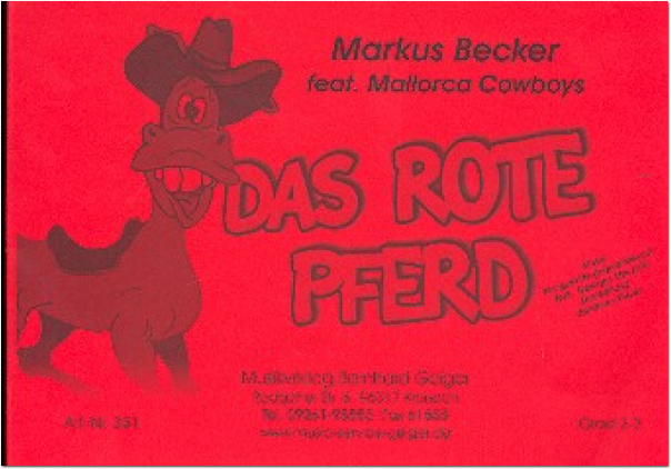 Monnot, Marguerite Das rote Pferd : für Blasmusik Partitur und Stimmen ...